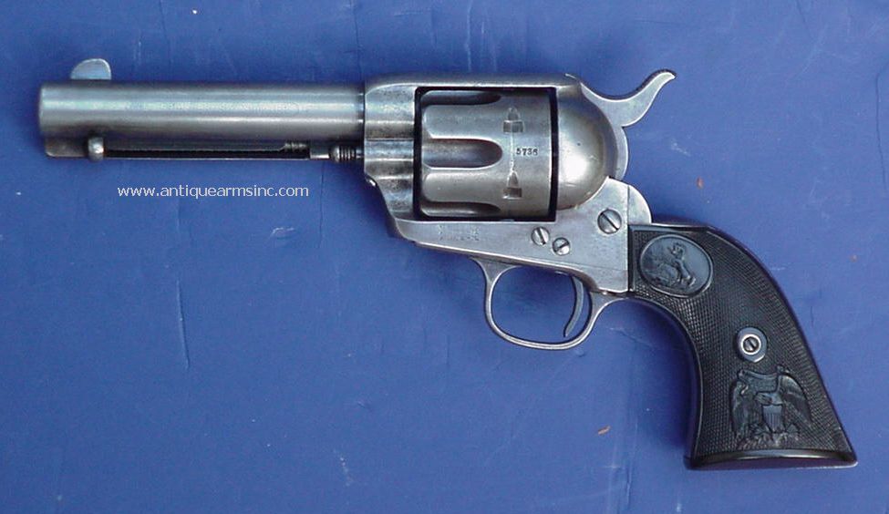 Antique Arms, Inc. - Colt Single Action Frontier Six Shooter w/ Etched ...