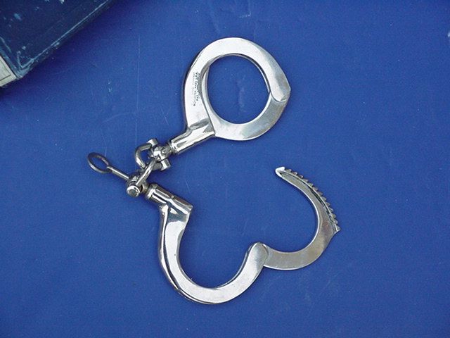Antique Arms, Inc. - Circa 1930's NOS H&R Handcuffs in Box