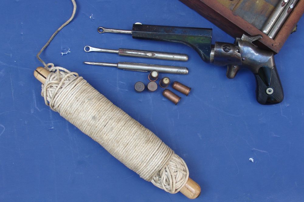 Antique Arms, Inc. - Lyle Line Throwing Pistol in Original Case