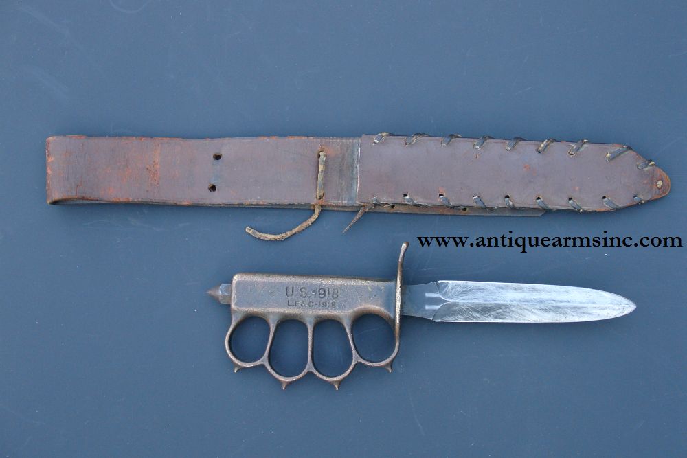 Antique Arms, Inc. - US Model 1918 LF&C Trench Knife -ID'D WW2 Issue-