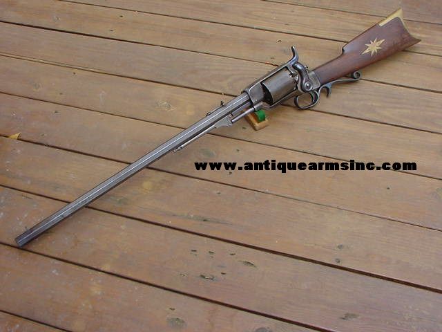 Antique Arms, Inc. - Massive Revolving Percussion Rifle --One of a Kind