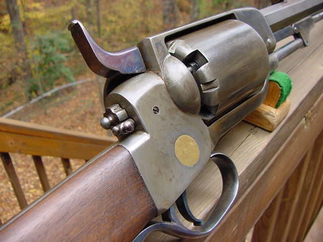 Antique Arms, Inc. - Massive Revolving Percussion Rifle --One of a Kind