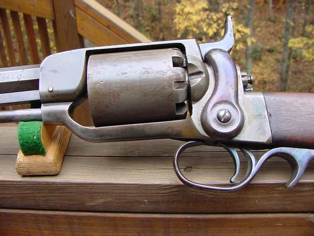 Antique Arms, Inc. - Massive Revolving Percussion Rifle --One of a Kind